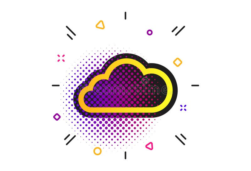 Cloud Sign Icon. Data Storage Symbol. Vector Stock Vector ...