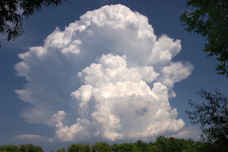 Cloud blast stock photo. Image of cloud, trees, bushes - 144982216