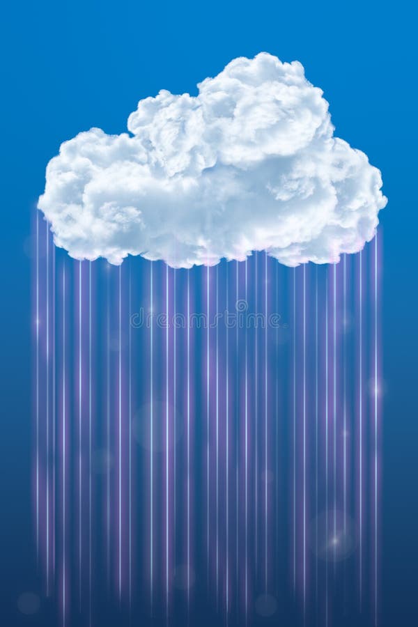 Cloud on Sky, Cloud Computing Concept Stock Image - Image of concept ...
