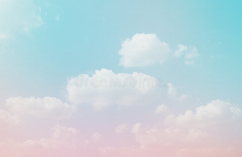 Cloud and Sky with Grunge Paper Texture Stock Photo - Image of scenics ...