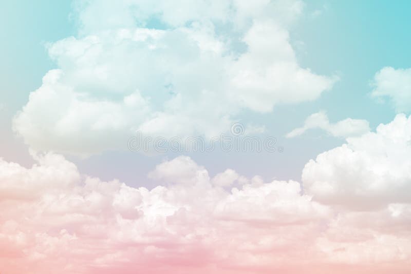 Cloud and Sky with Grunge Paper Texture Stock Image - Image of white ...