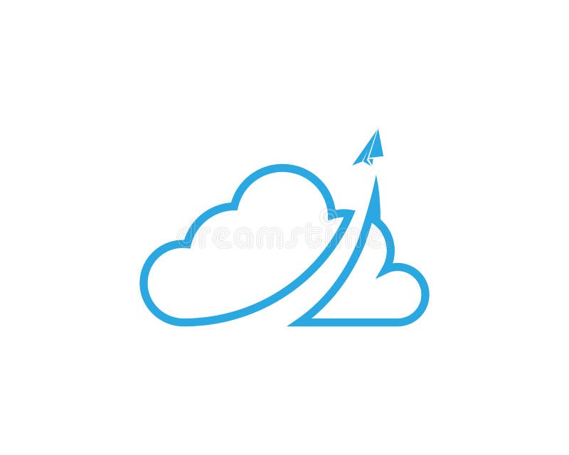 Cloud ,Sky Logo Tomplate stock vector. Illustration of icon - 213262696