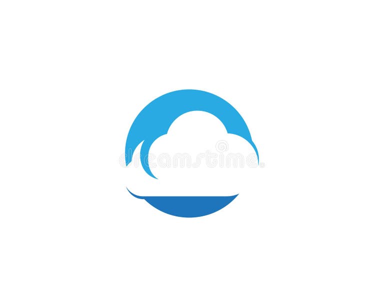 Cloud ,Sky Logo Tomplate stock vector. Illustration of clouds - 213262708