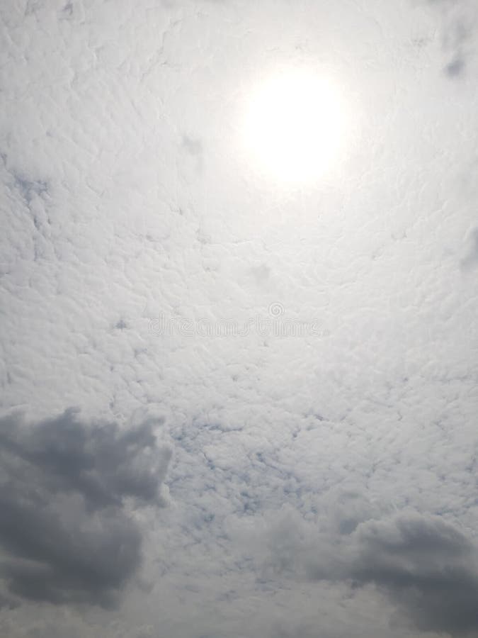 Cloud and sky at the noon stock image. Image of cloudly - 206354971