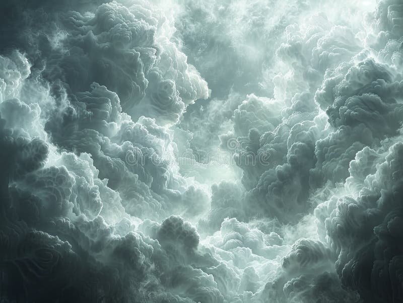 Cloud in the Sky is Part of an Abstract Visual Concept, in the Style of ...