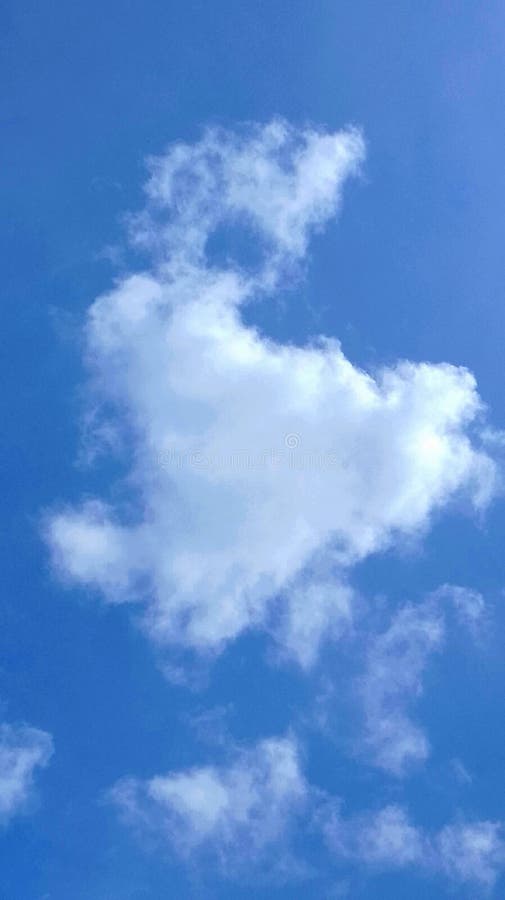 A cloud in the sky today stock image. Image of azure - 261235283