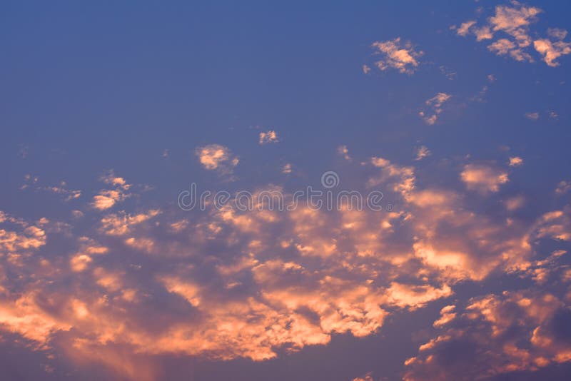 Cloud and Sky in Twilight Time after Sunset Stock Image - Image of ...