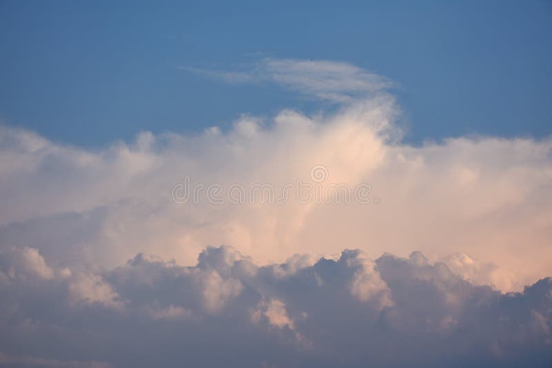 Cloud and Sky in Twilight Time after Sunset Stock Photo - Image of ...
