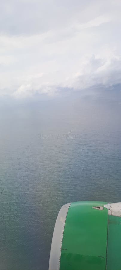 Photo of Cloud and Sky View from Inside of Plane Stock Image - Image of ...