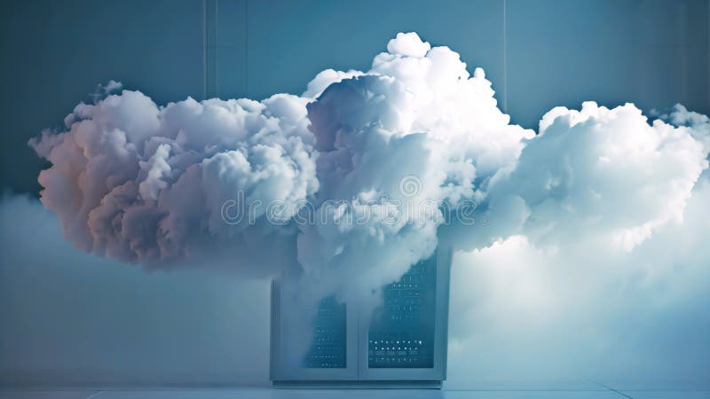 A Cloud of Smoke Billows Out of a Server, Indicating a Potential ...