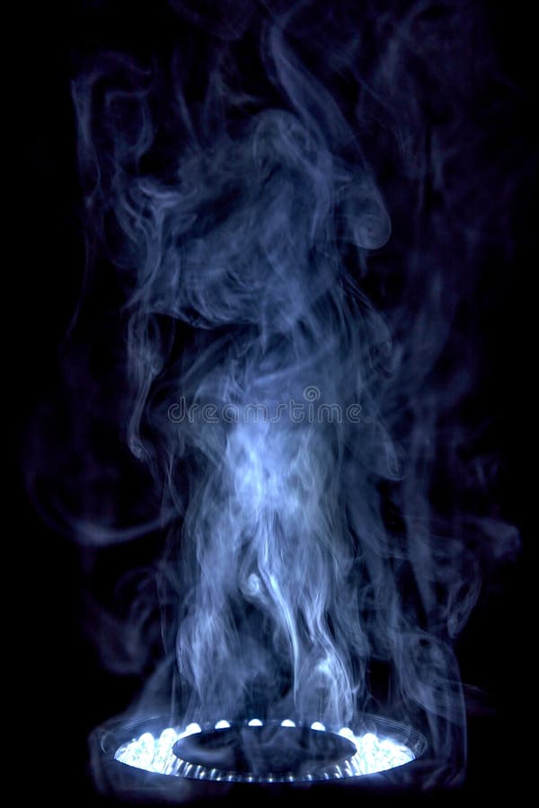 LEDs in the fog stock photo. Image of black, diode, lamp - 196613782