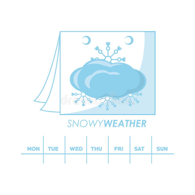 Weather and climate design stock illustration. Illustration of cloud ...