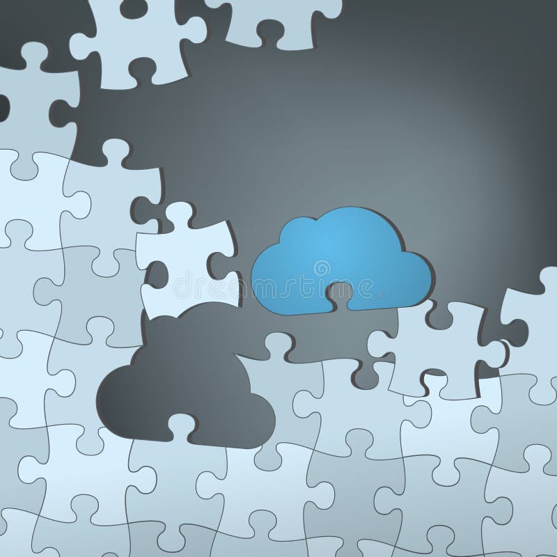 Cloud Solution stock vector. Illustration of conceptual - 42524354