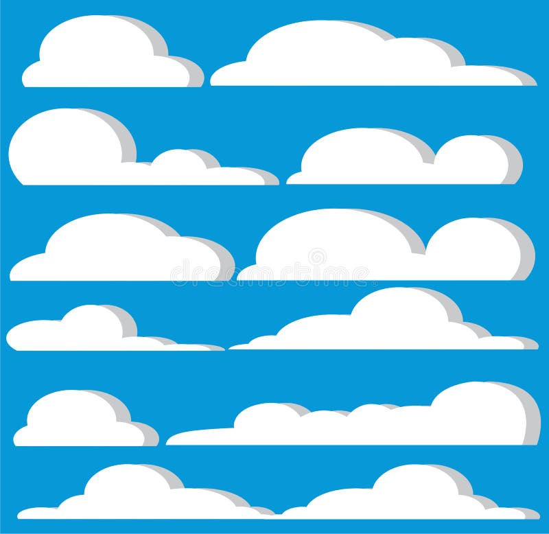 Cloud and Space of Sky Art Vector Stock Vector - Illustration of design ...