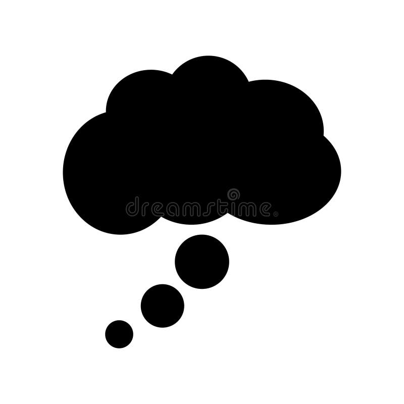 Think Bubble Vector Icon. Trendy Think Bubble Illustration Symbol ...