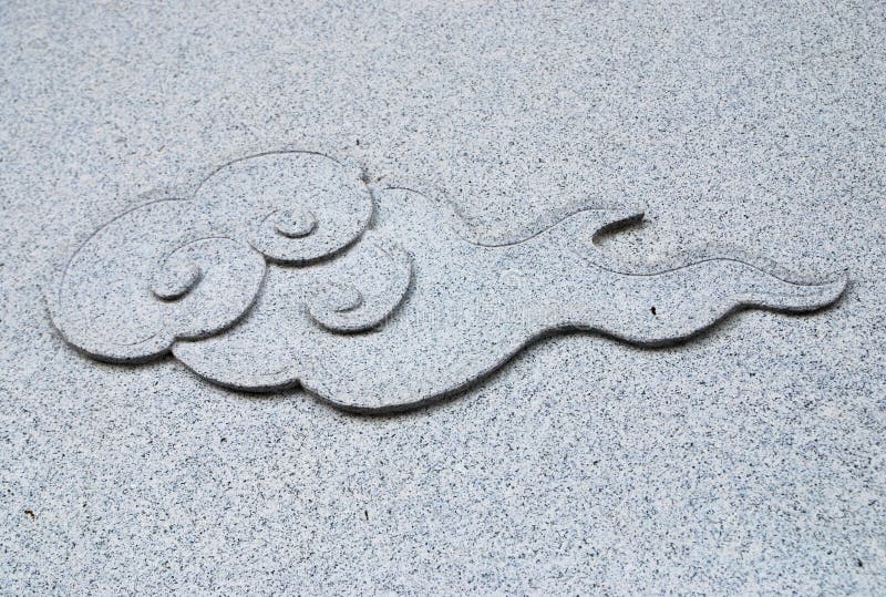 Cloud Stone carving stock photo. Image of leaf, carved - 34694918