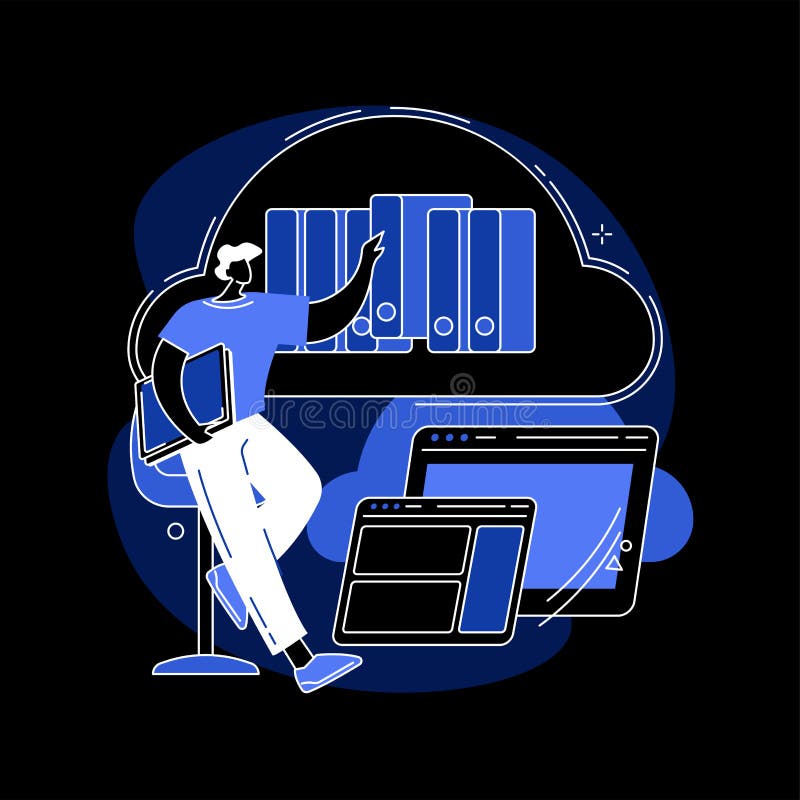 It Infrastructure and Technology Integration Abstract Concept Vector ...