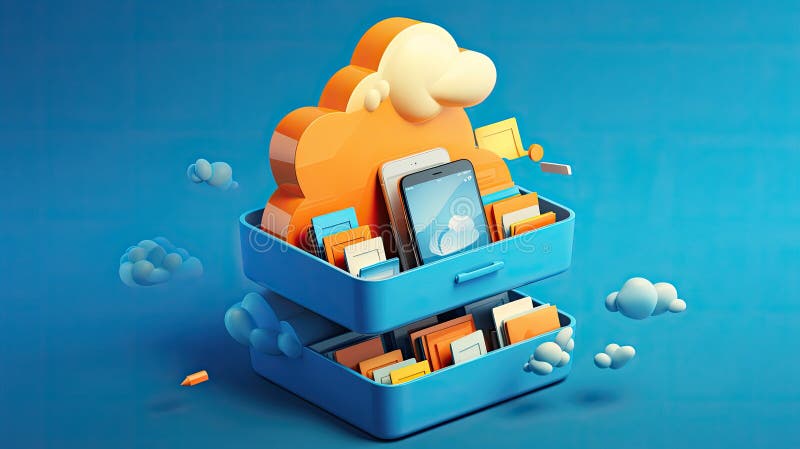 Cloud Storage Concept Model Of Computer Data Storage In Which The Digital Data Is Stored In 1404