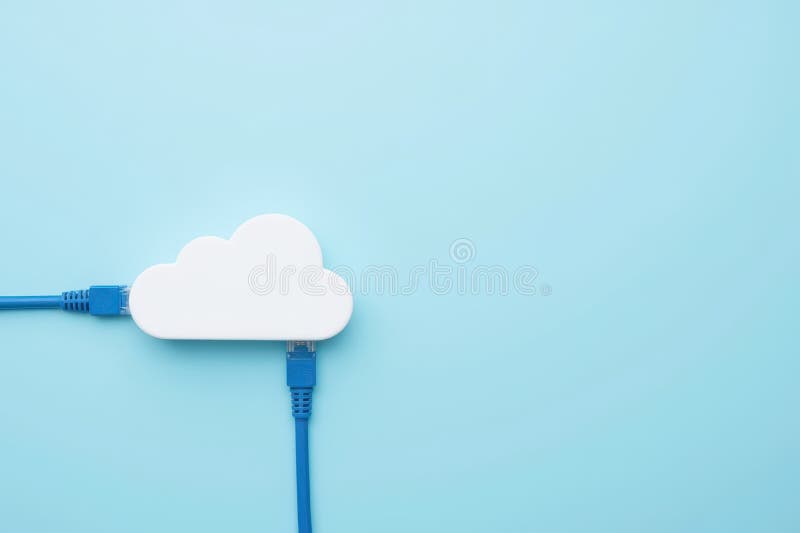Cloud Storage Connectivity Technology Digital Art Modern Overview Stock ...