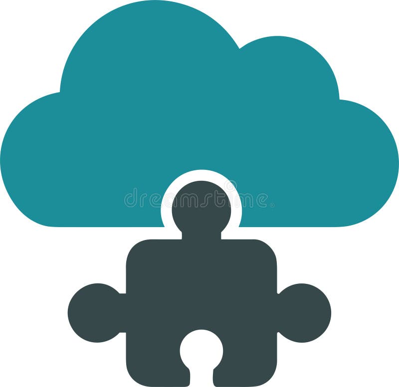 Cloud Storage Icon Symbol Vector Image. Illustration of the Database ...