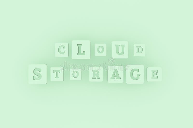 Cloud Storage, Ict Keyword. for Web Page, Graphic Design, Texture or ...