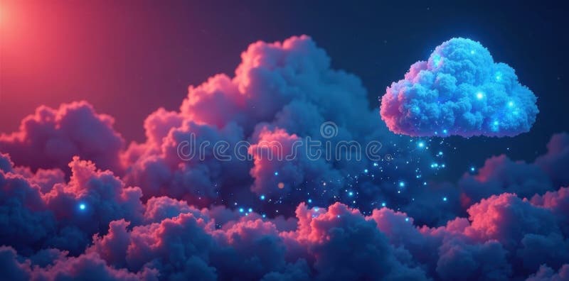 Cloud Storage Interface Showing Files Folders , Software, Data ...