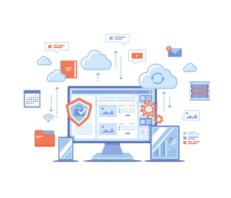 Server Infographics Stock Illustrations – 3,690 Server Infographics ...