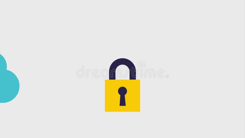 Cloud storage icons stock video. Video of animation - 110108025