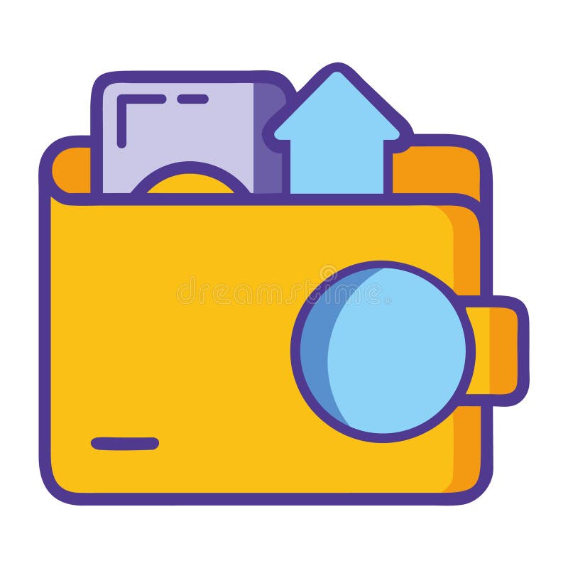 Cloud Storage Secure Digital Folder Icon Stock Illustration ...