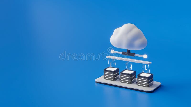 Cloud storage stock illustration. Illustration of background - 275023619
