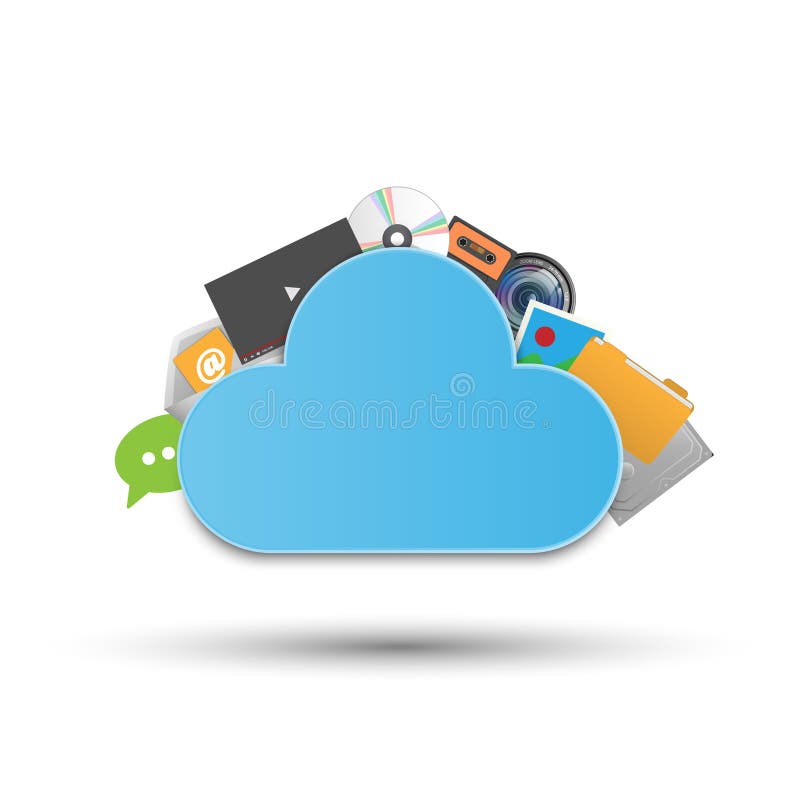 Cloud Storage System Technology Concept, Data Backup Concept Stock ... Cloud Storage System Technology Concept, Data Backup Concept Stock ...