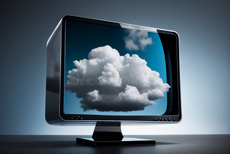Cloud Storage Web Technology For Storing Data Through The Internet When