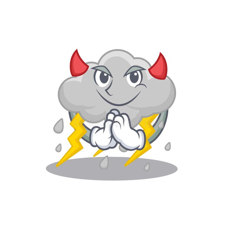 Angry Thunder Cloud Character Cartoon Stock Vector - Illustration of ... Angry Thunder Cloud Character Cartoon Stock Vector - Illustration of ...