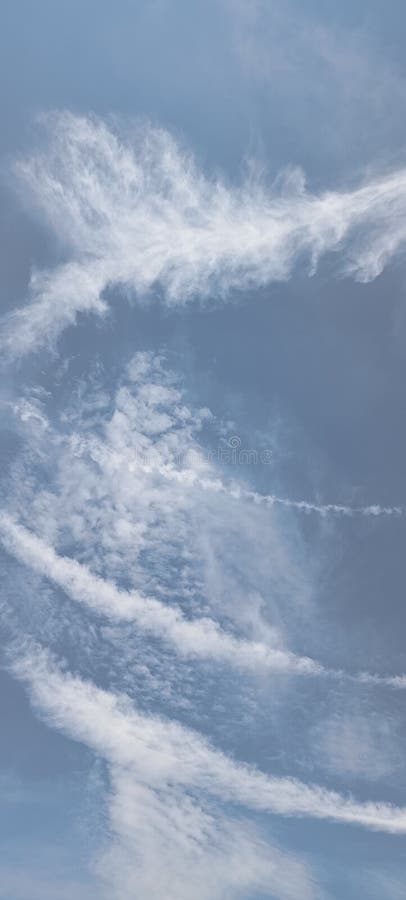 Cloud streaks stock image. Image of beautiful, line - 308898101