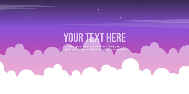 Cloud Style Header Website Collection Stock Vector - Illustration of ...