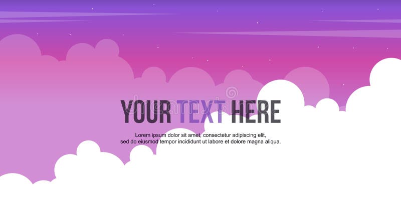 Cloud Style Header Website Collection Stock Vector - Illustration of ...