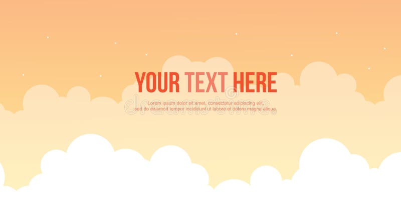 Cloud Style Header Website Collection Stock Vector - Illustration of ...