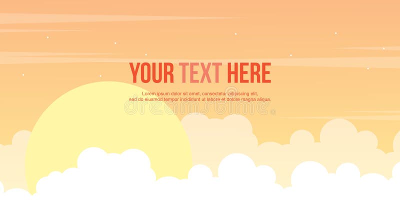 Cloud Style Header Website Collection Stock Vector - Illustration of ...