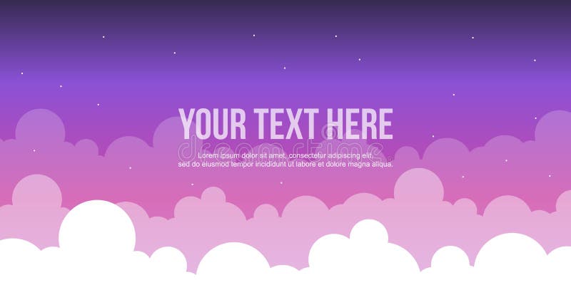 Cloud Style Header Website Collection Stock Vector - Illustration of ...