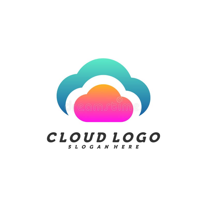 Cloud Stylish Logo Design Concept Vector, Template, Creative Design ...