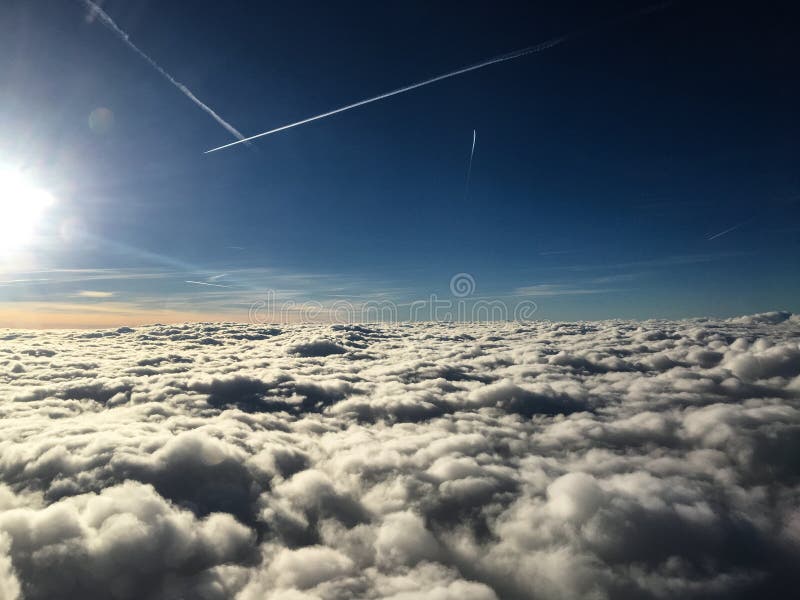 Above the clouds stock image. Image of high, cloudscape - 137294823