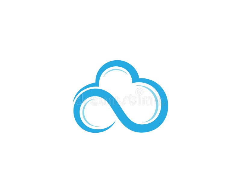 Cloud symbol illustration stock vector. Illustration of rich - 171087017