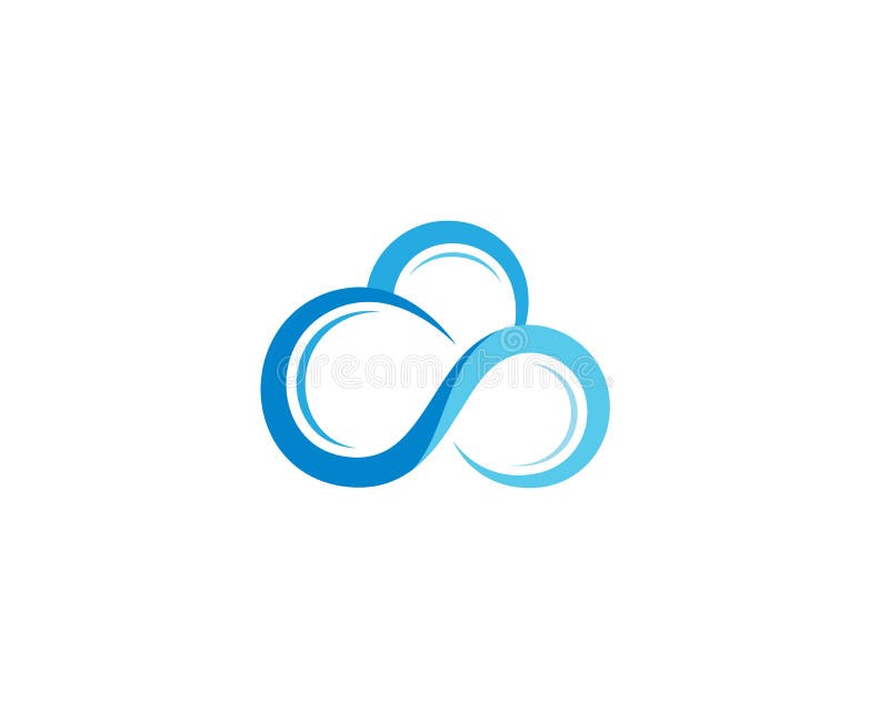 Cloud symbol illustration stock vector. Illustration of download ...