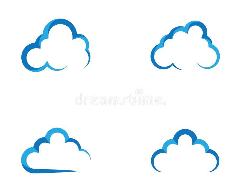 Cloud symbol illustration stock vector. Illustration of internet ... Cloud symbol illustration stock vector. Illustration of internet ...