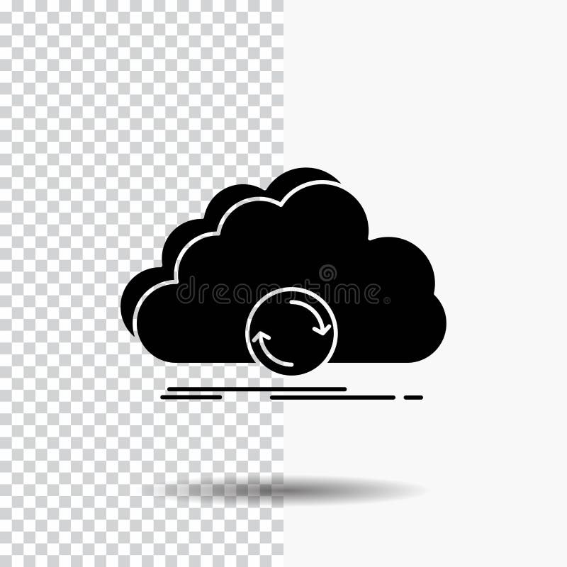 Cloud Syncing Vector Outline Icon Design Illustration. Cloud Computing ...