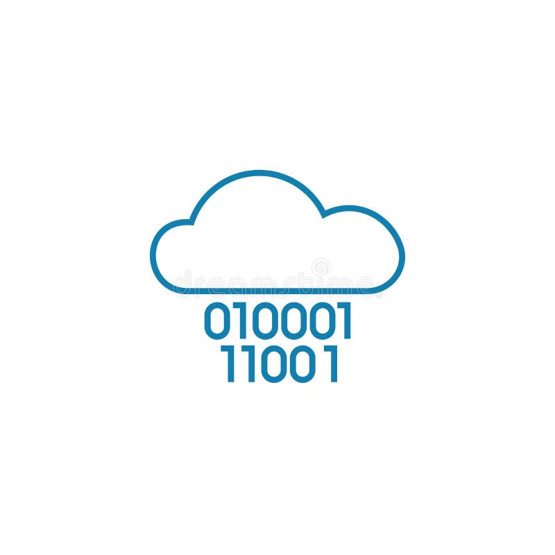 Cloud System Linear Icon Concept. Cloud System Line Vector Sign, Symbol ...