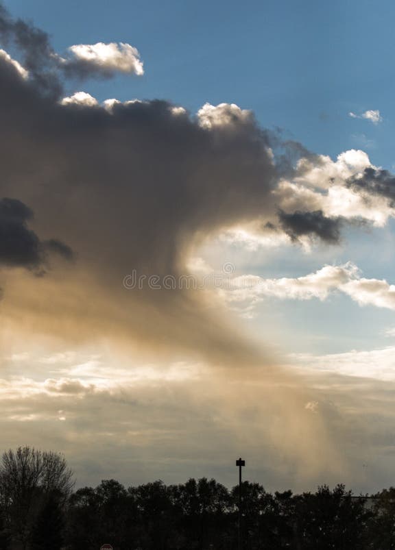Cloud tail stock photo. Image of cloudy, cloudscape, dropping - 86348976