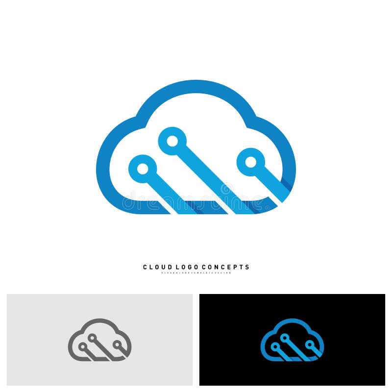 Cloud Tech Logo Design Concept Vector. Tech Cloud Logo Template Vector ... Cloud Tech Logo Design Concept Vector. Tech Cloud Logo Template Vector ...