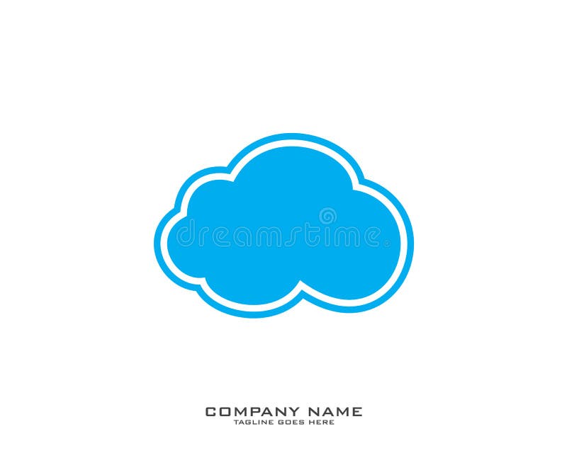 Cloud Tech Logo Design Template Vector Icon - Vector Stock Illustration ...