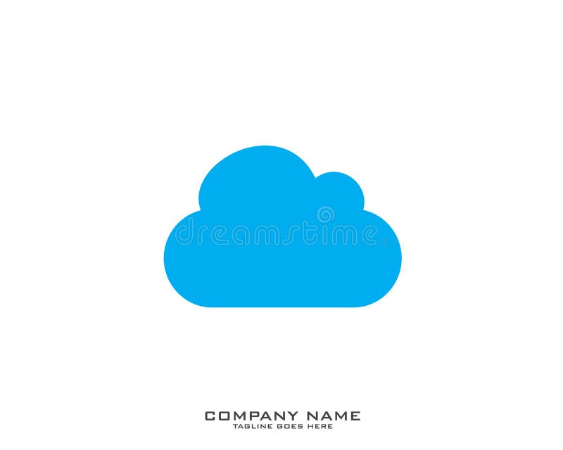 Cloud Tech Logo Design Template Vector Icon - Vector Stock Illustration ...